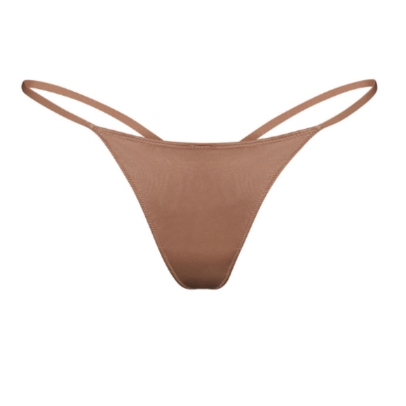 SKIMS | Intimates & Sleepwear | Nwt Skims Stretch Satin Dip G String ...